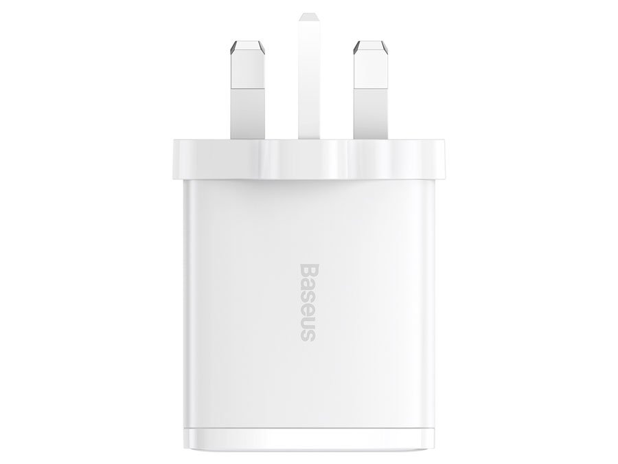 Baseus 30W 2U+C Compact Fast Charger UK (6M) - BaduDeal